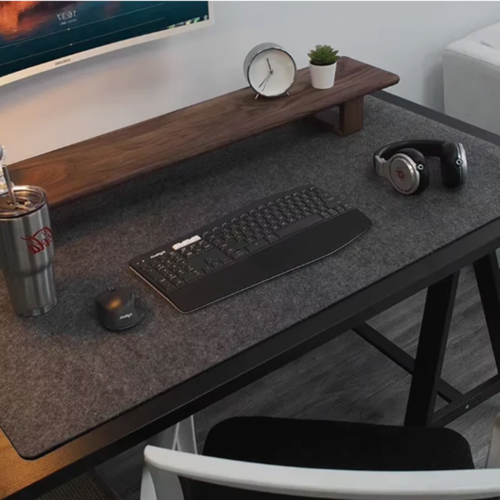 Mousepad wool felt gris oscuro 30cm * 80cm – PanaGeek